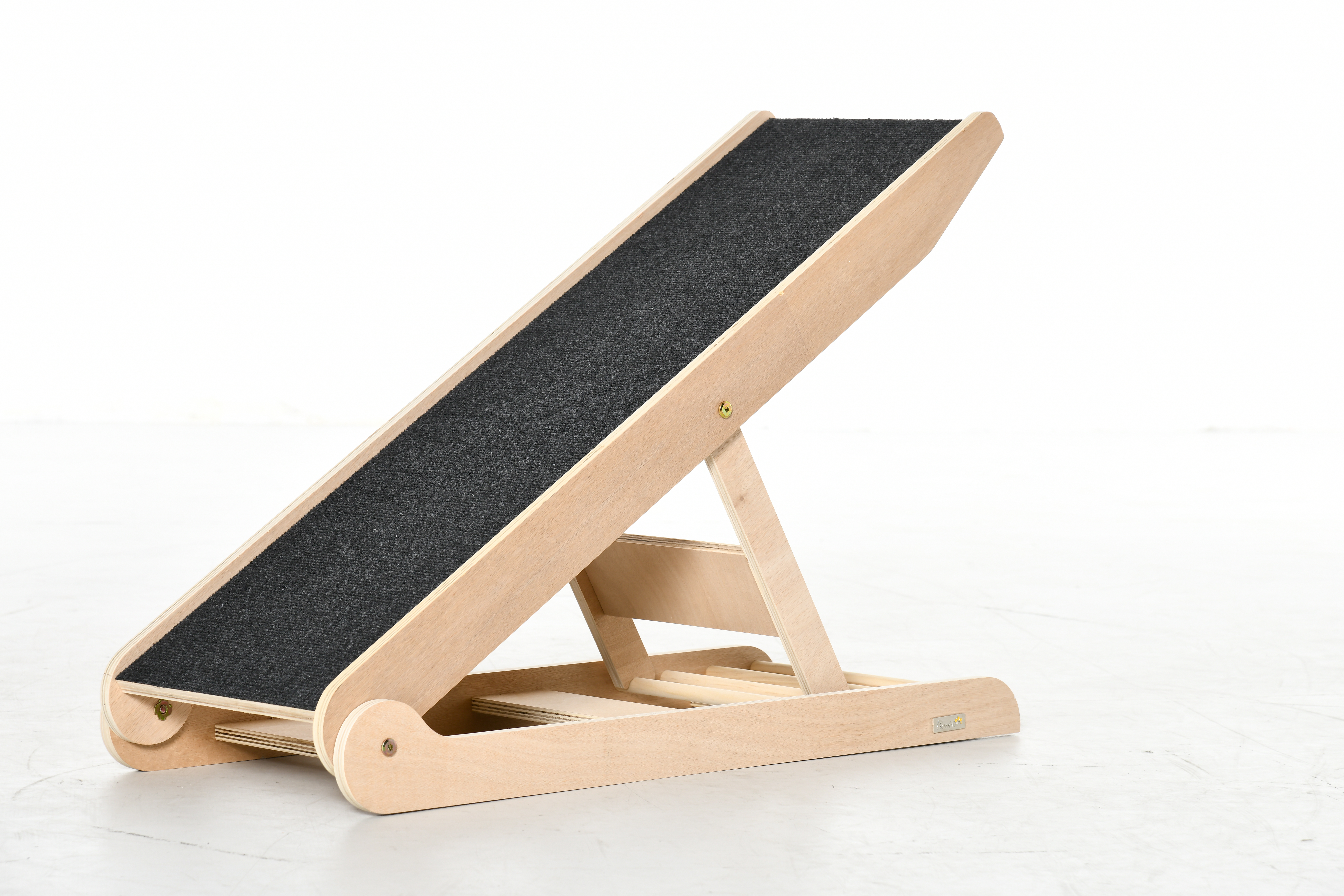 Rampa Pieghevole per Cani fino 15kg 101x36x62 cm Antiscivolo con Altezza